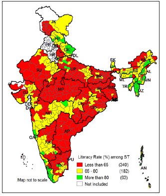 Figure 11: Classification of Indian districts according tothe male ...